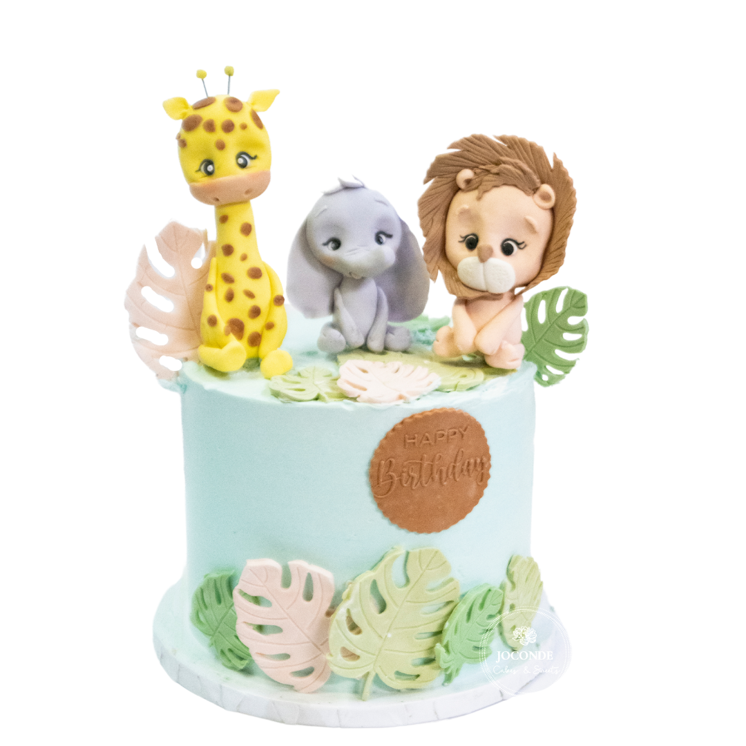 Fondant Baby Safari Animals Jungle & Safari Themed Cakes | Claygate,