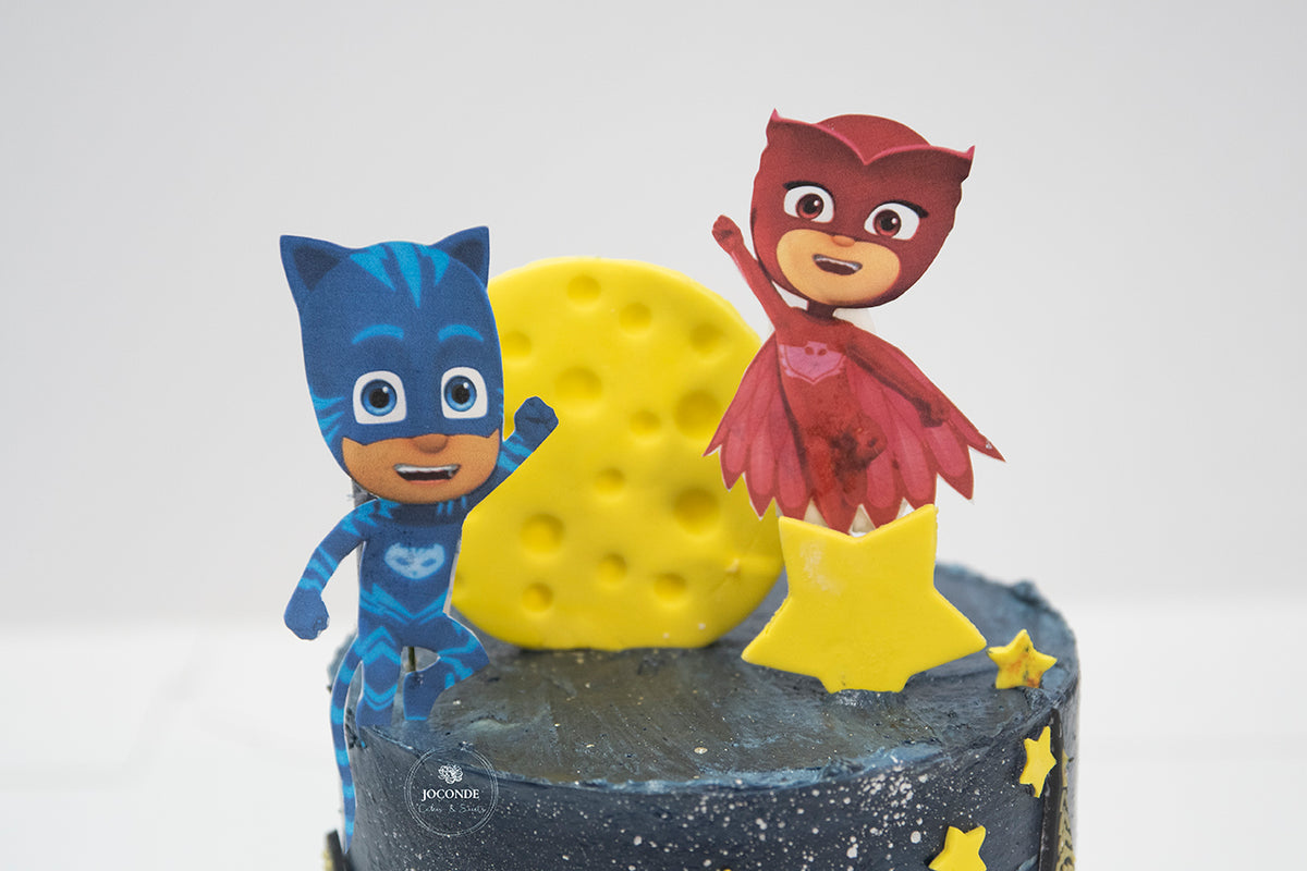 PJ Masks Birthday Cake – Joconde Cakes & Sweets